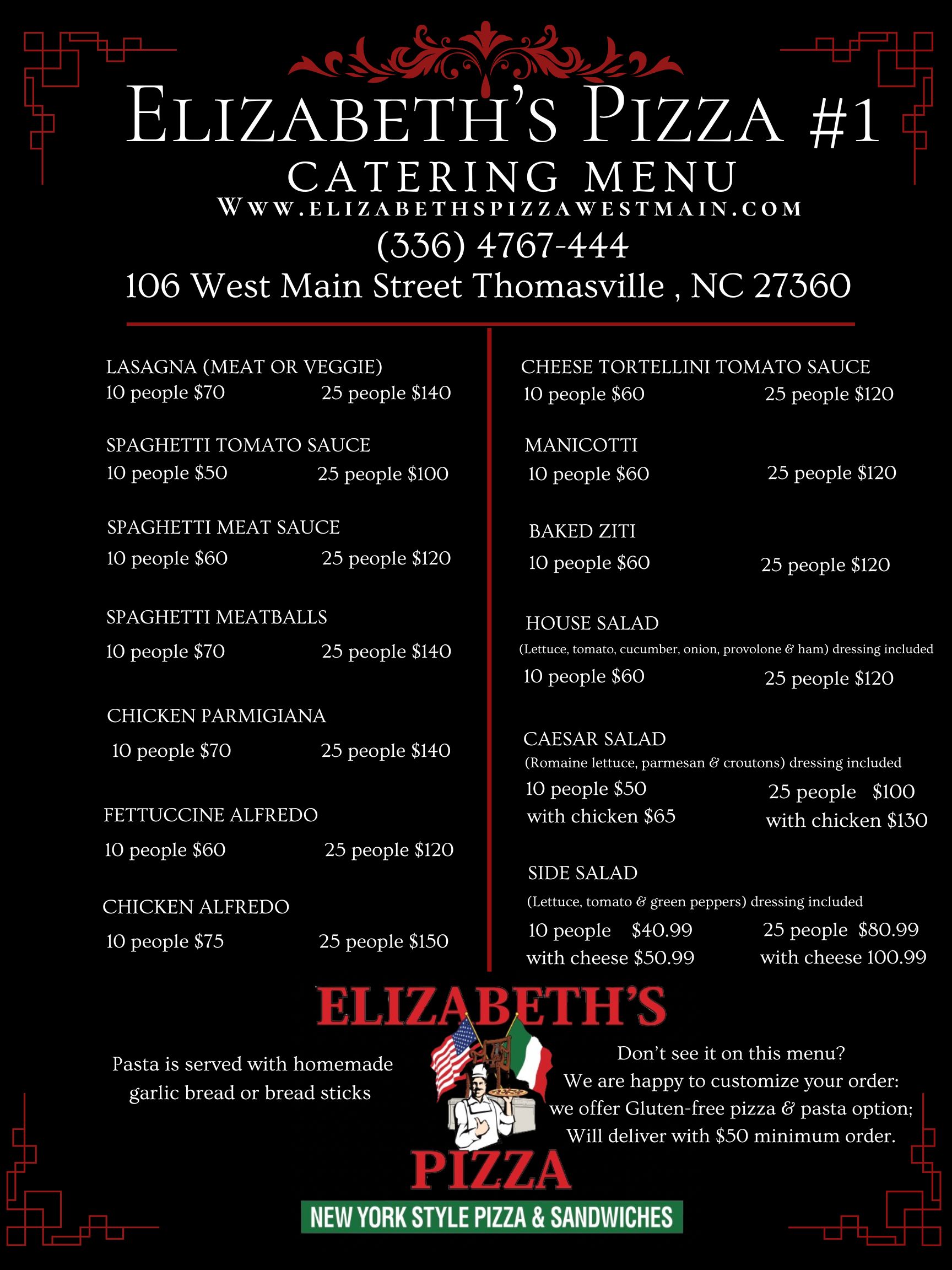 Elizabeth's Pizza West Main Thomasville